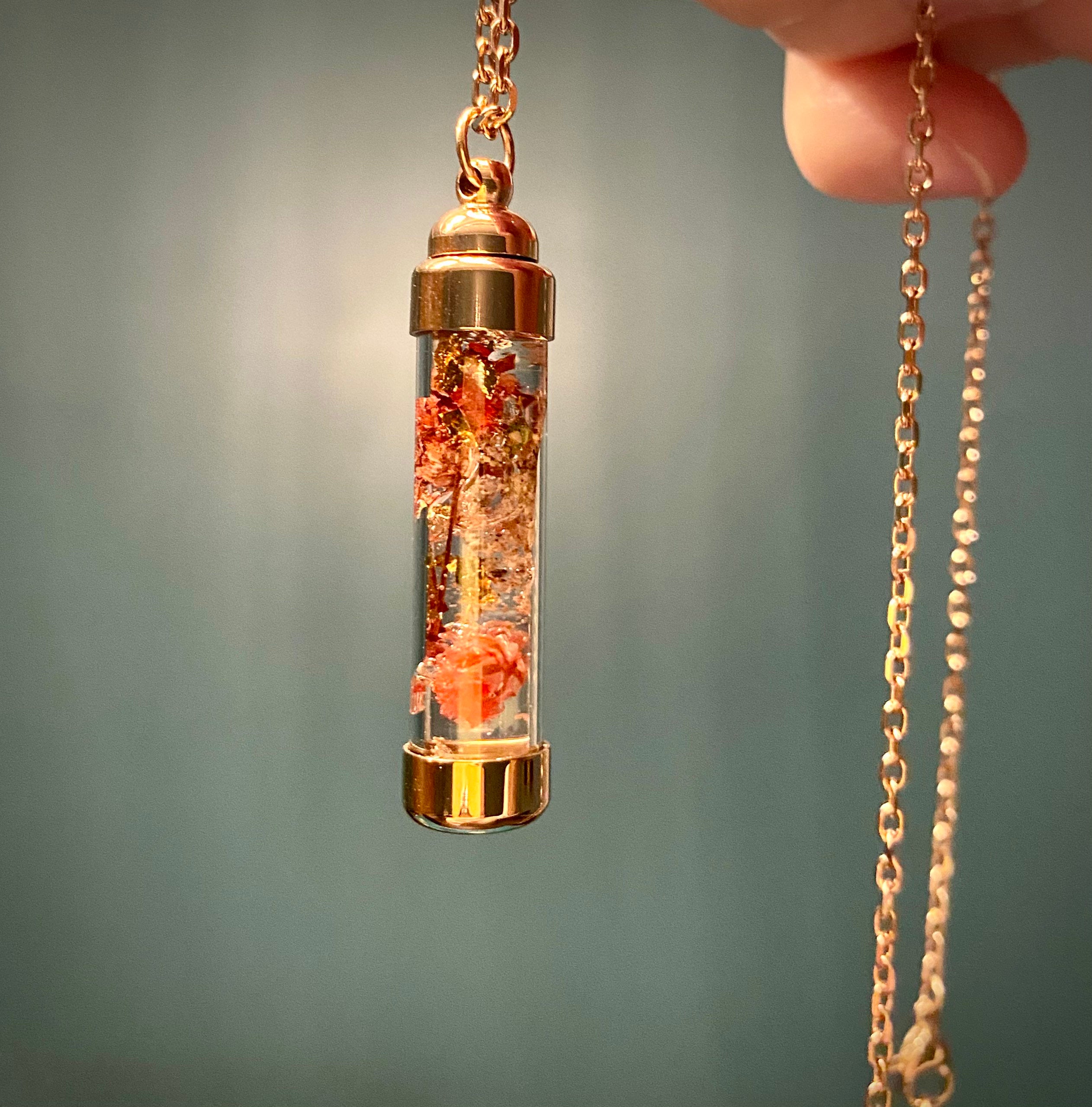 Cremation Ashes & Memorial Necklace - Amulet of Ashes