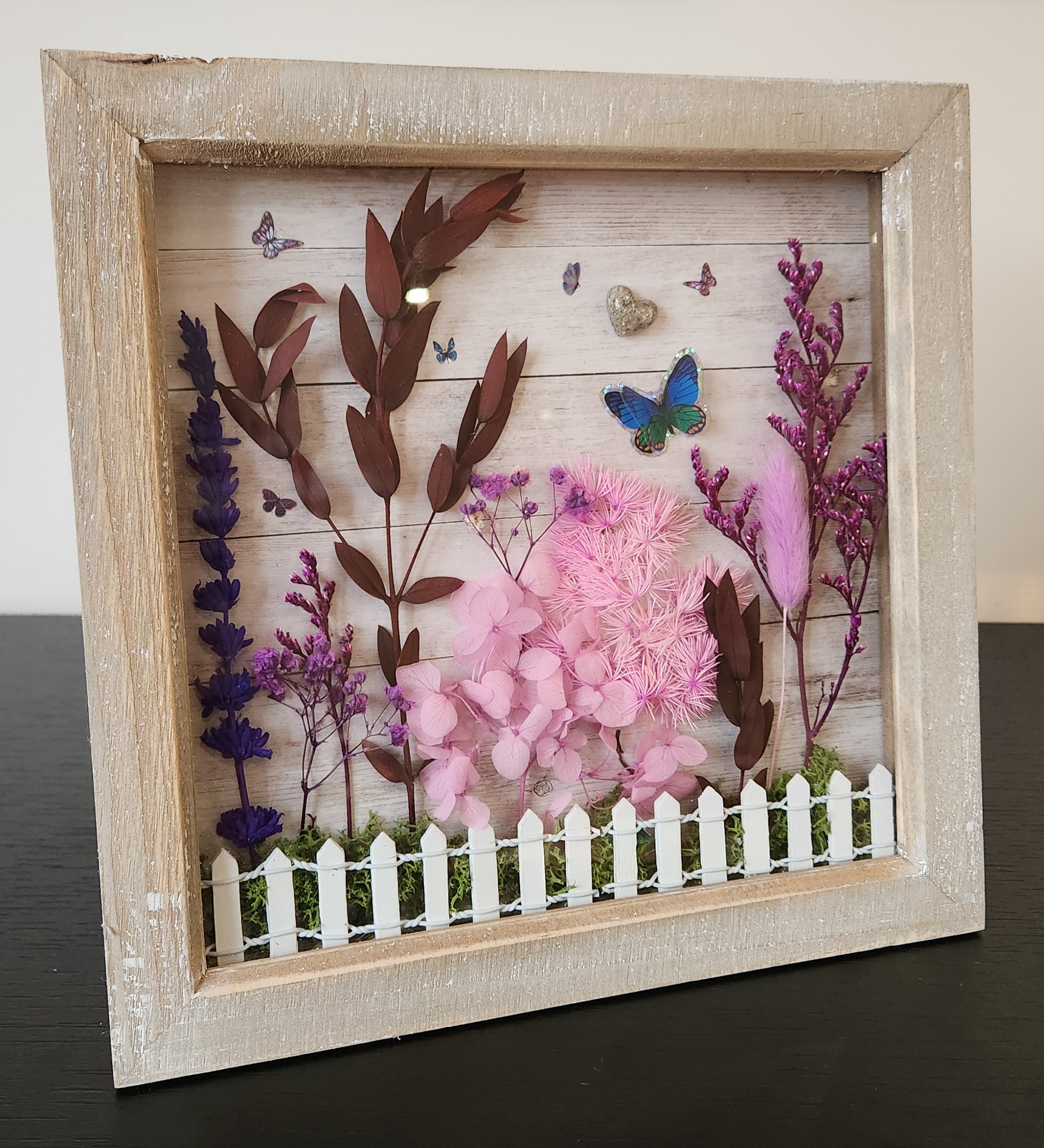 Cremation Ashes & Memorial Frame(Rustic) - Amulet of Ashes